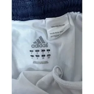 adidas | Shorts | Adidas Womens Running Shorts S Small Navy Blue White ...